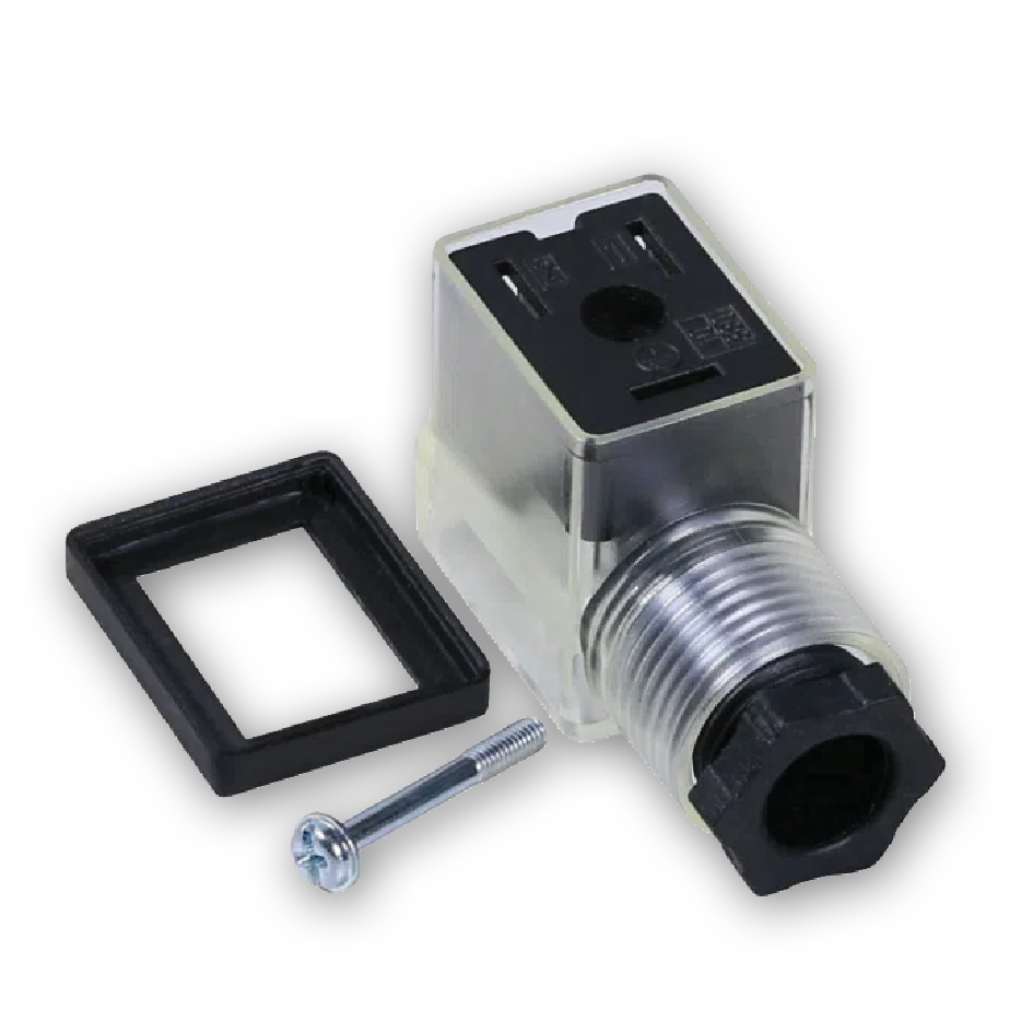 DIN Plugs 43650 Form B IND 2-Pole + PE – Rapid Hydraulics