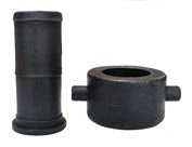 RING (NUT) & TAIL BLACK POLYPROPYLENE - 1-1/2IN BSP X 1-1/2IN H/T ...
