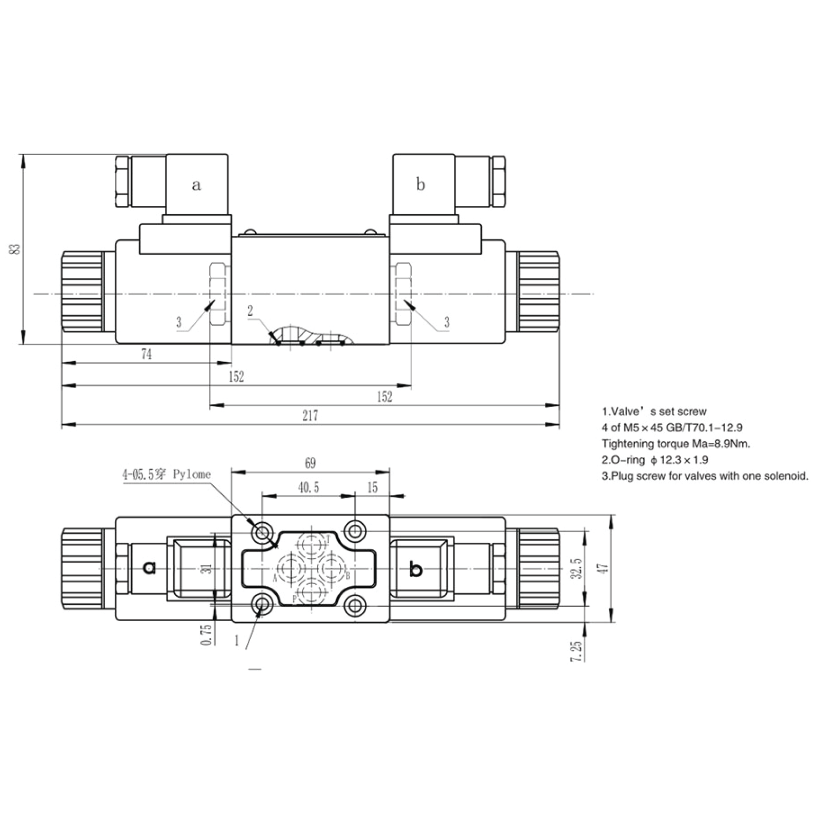 Cetop 3 Directional Valves Tandem Centre, 2 Position, 4 Way Valves ...