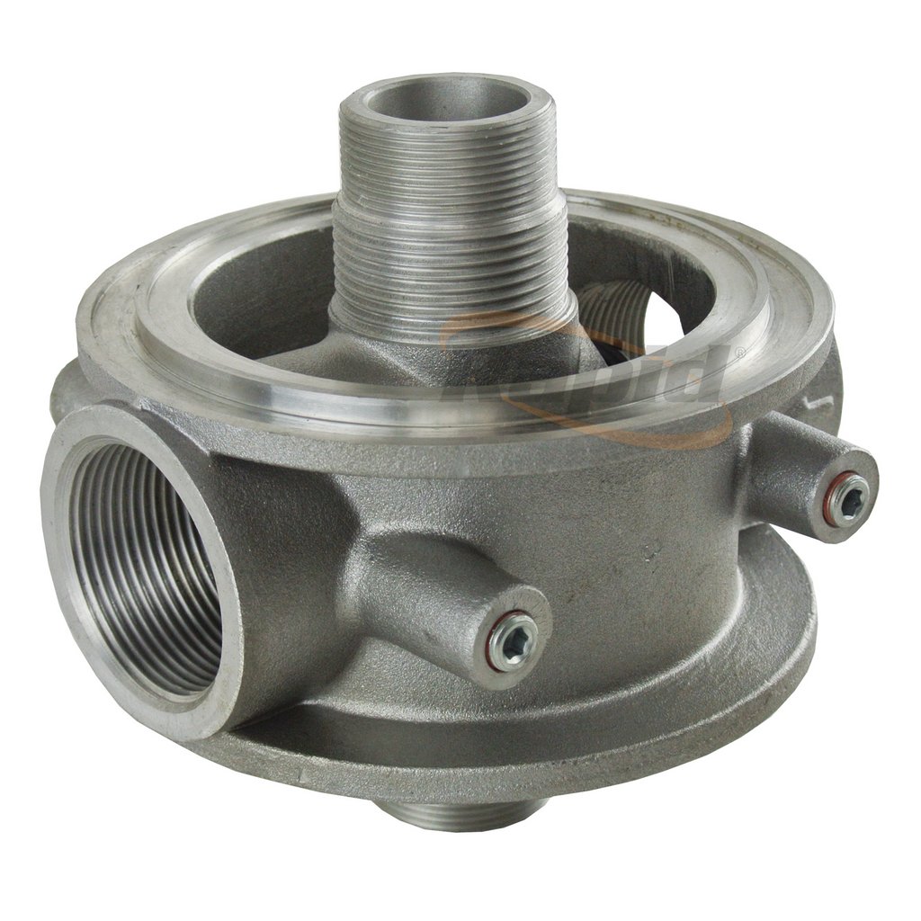 Spin On Filter Head, Dual ,Side By Side, Suction – Rapid Hydraulics